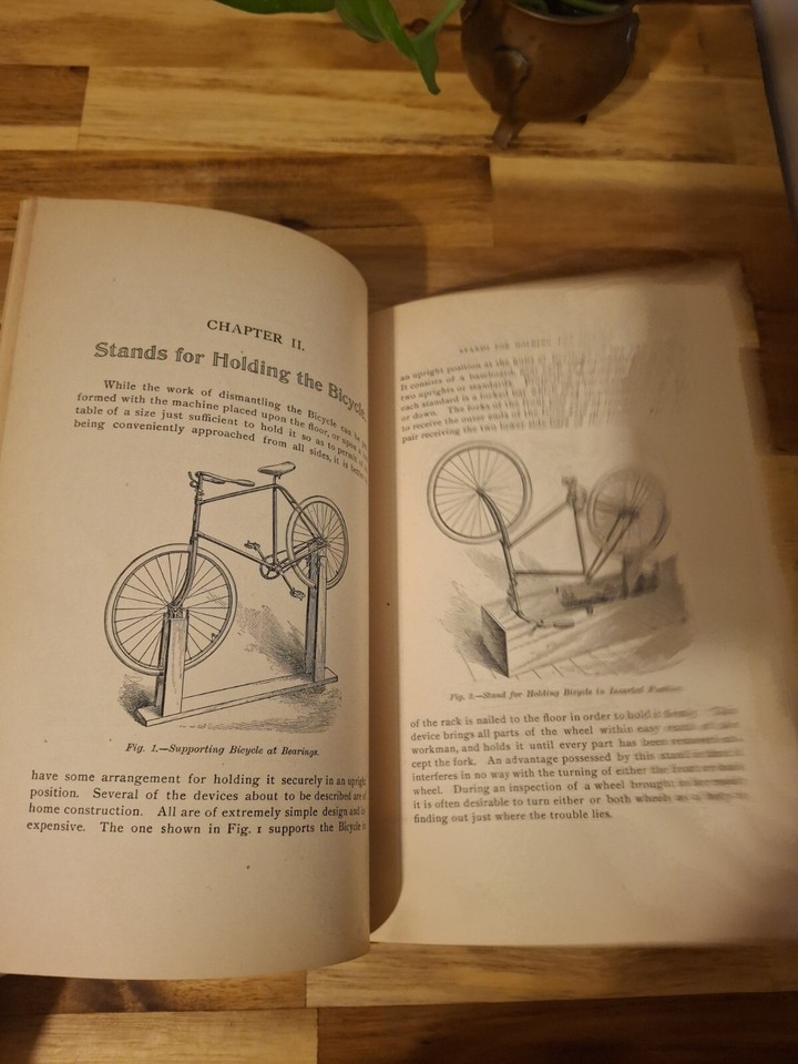 Antique 1896 Bicycle Repairing Book | eBay