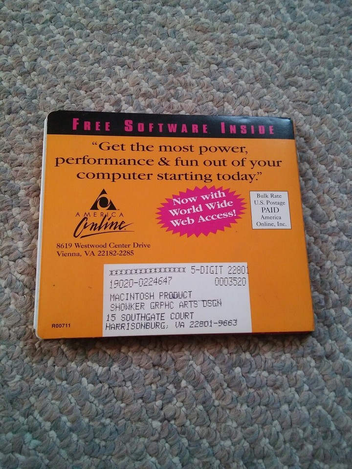 001 VTG AOL 3.5 Floppy Disk Promo Mailing Pack Unopen America Online | eBay