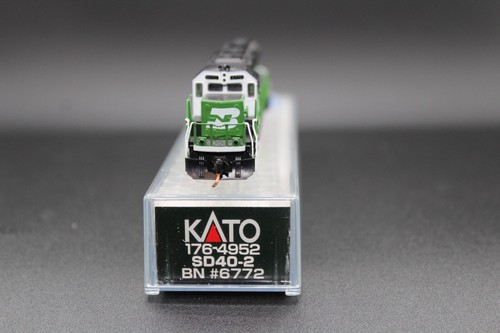 N Kato SD40-2 Burlington Northern BN 6772 White Faced DCC equipped | eBay