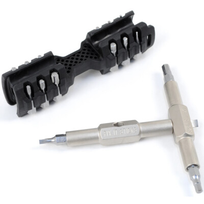 Fix It Sticks Replaceable Gun Maintenance Multi-Tool with 16 Bits and ...