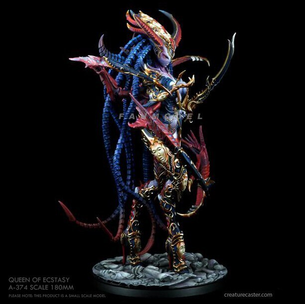 180mm Resin Model Figure Queen Of Ecstasy Figure Unassembled Unpainted ...