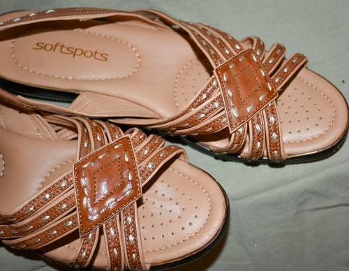 Softspots Women Brown Sandal NWOB Size 7M | eBay