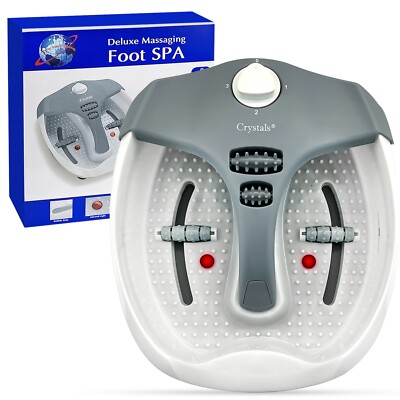 Electric Infrared Vibrating Wet Bath Foot Spa Relax Pedicure Soothing ...