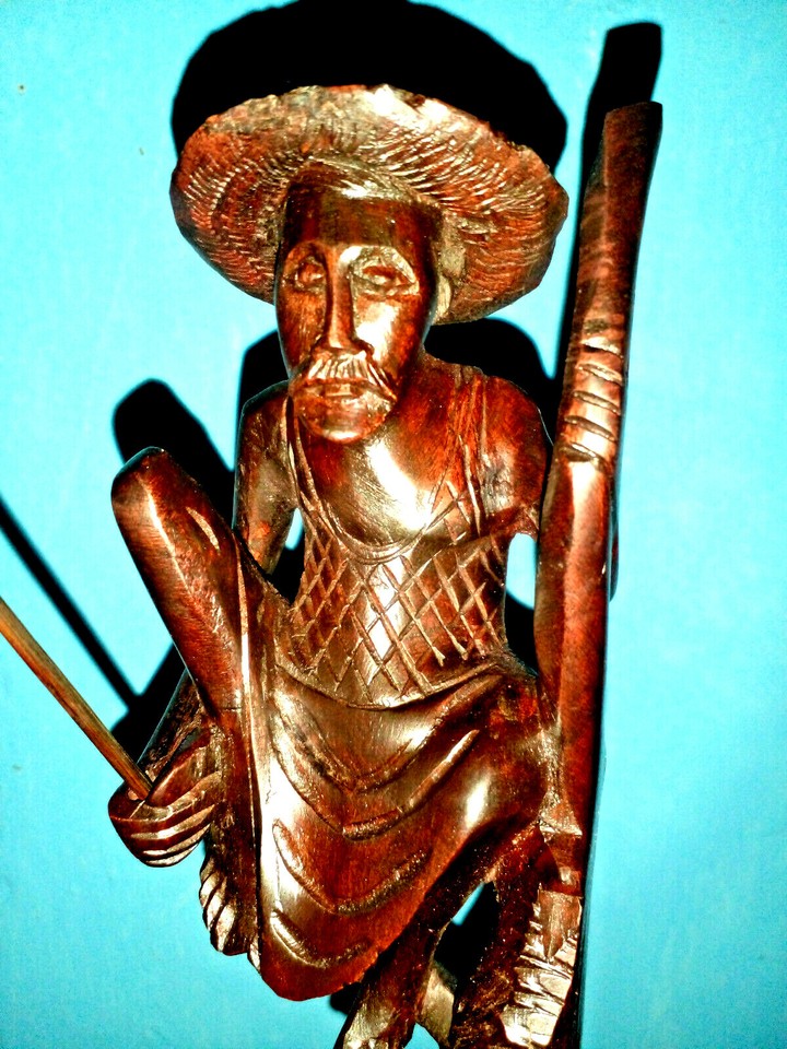 Home Decor Lucky Statue Gift Wood carvings Wooden statues Free shipping ...