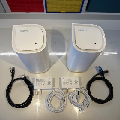 Two Linksys Velop Tri-Band Mesh Wifi Routers #MX6200 | eBay