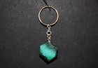 Handmade Teal & Black D20 Dice Keychain – Resin Dice Keyring – RPG ...