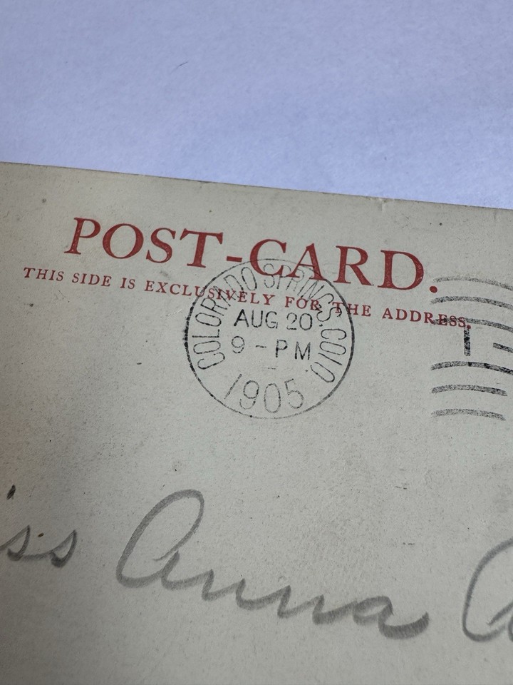 Vintage stamped postcard 1905 With vintage 1 Cent Franklin stamp | eBay