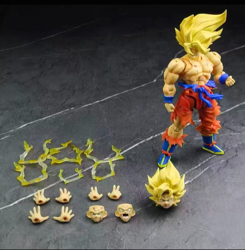 N&T Dragon Ball Super Saiyan Comic Color Goku Battle Damaged Action ...