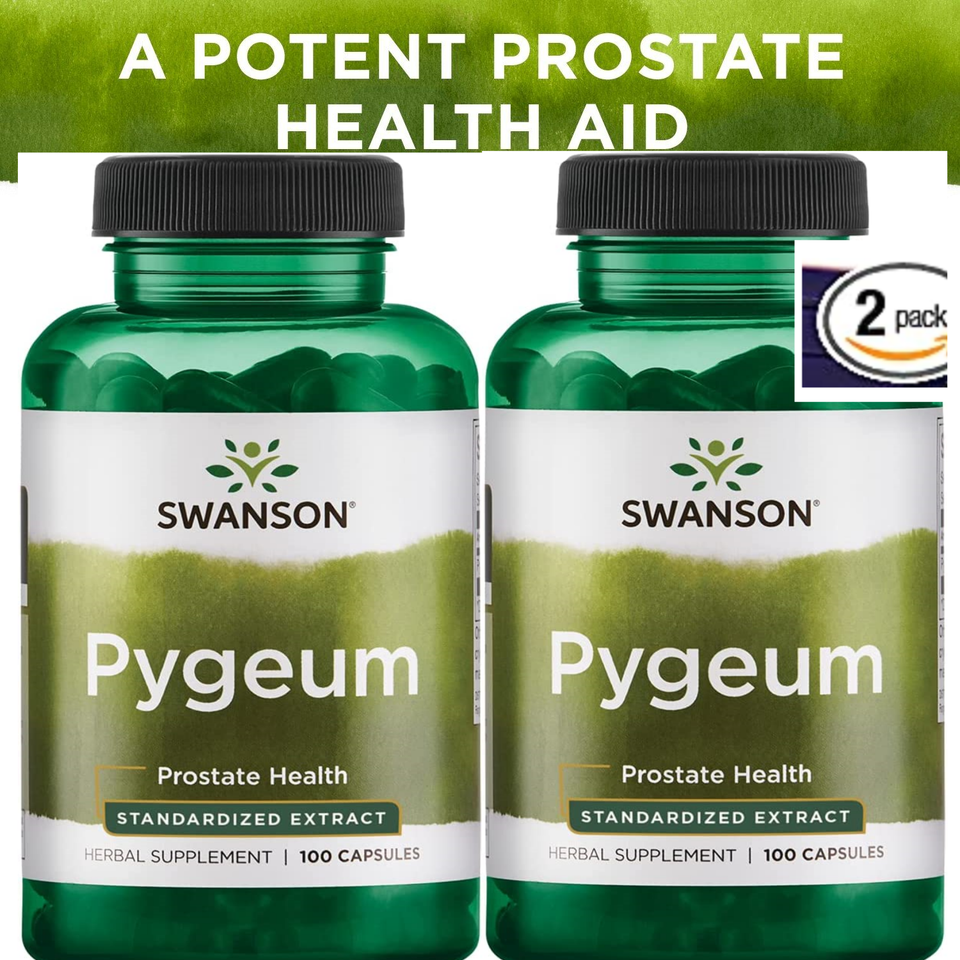 2 Pack of PYGEUM - Prostate Bladder Urinary Tract Health, 200 Caps ...