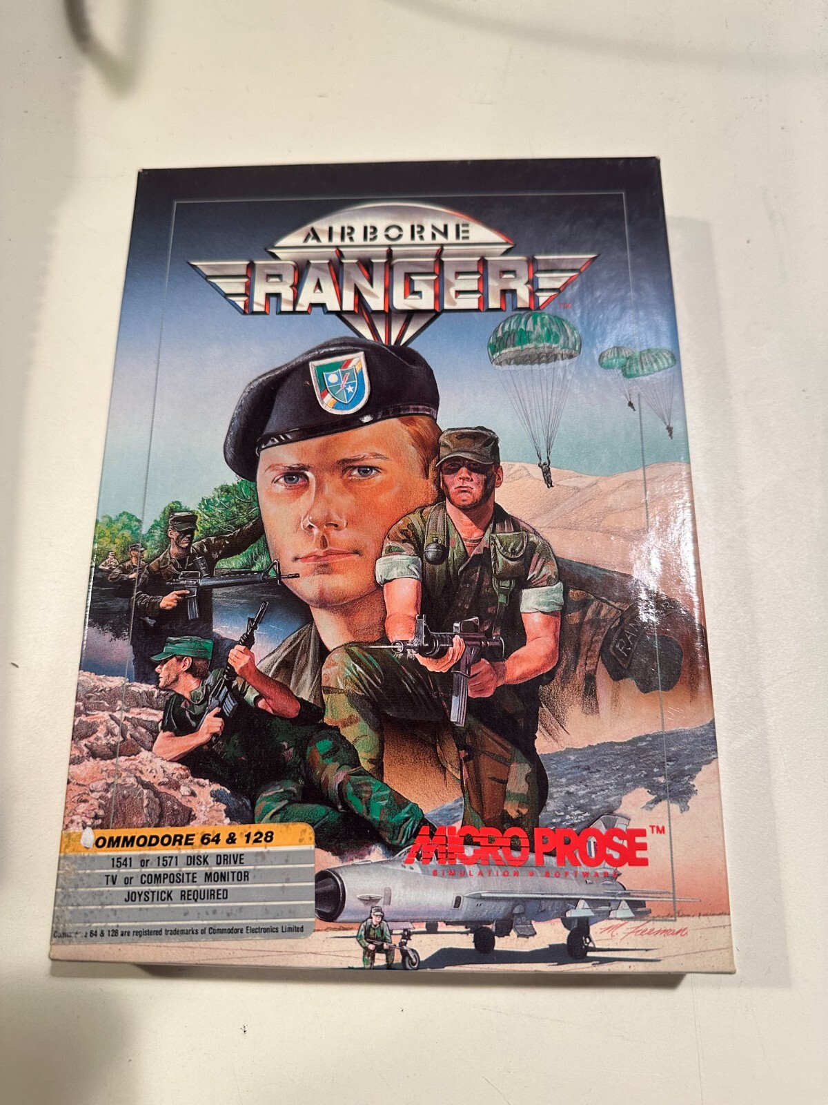 Commodore 64 Airborne Ranger MicroProse Game Vintage Floppy Disk | eBay