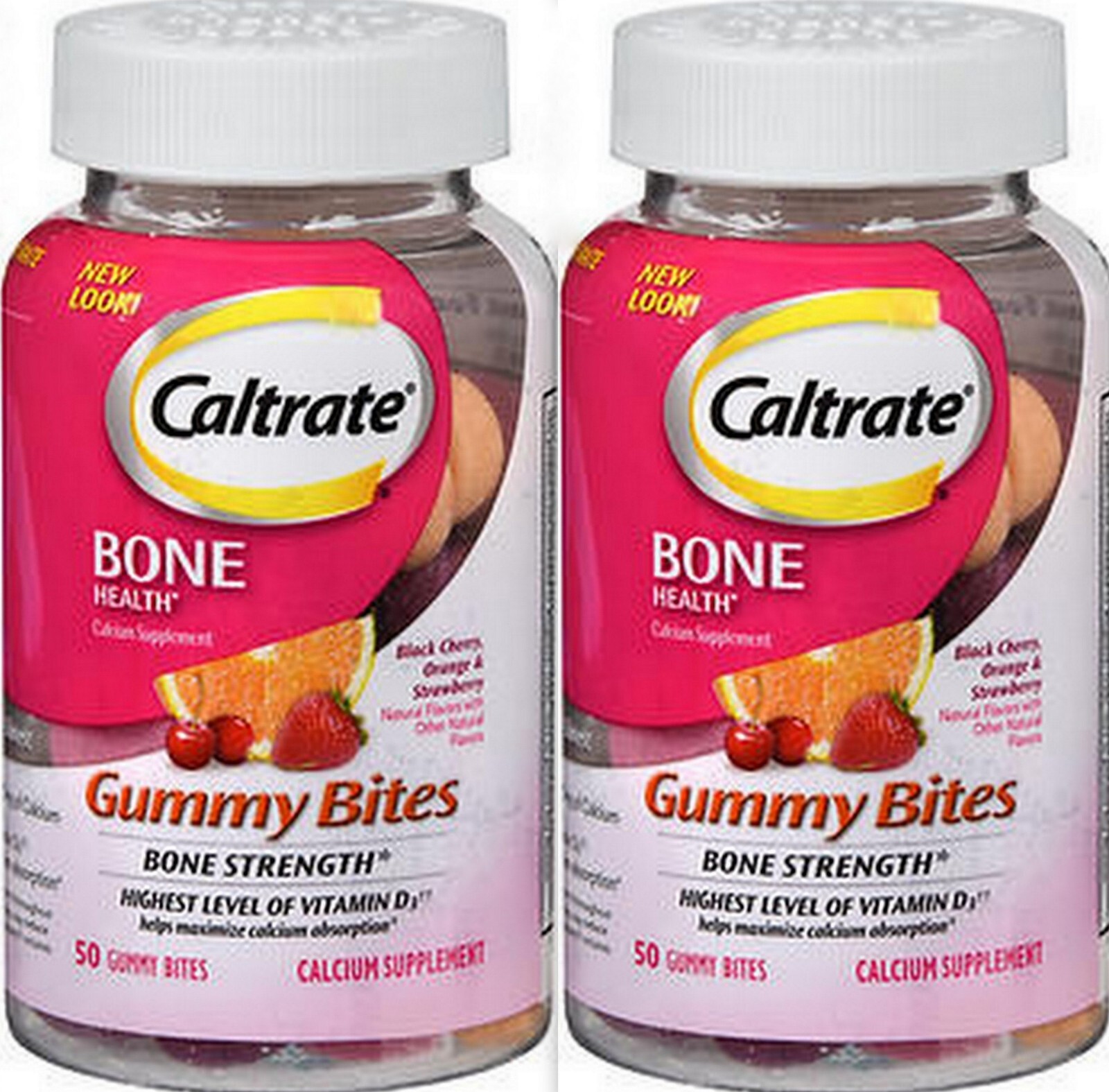 CALTRATE GUMMY BITES Calcium +D 50 ct ( 2 pack ) PHARMACY FRESH! __ | eBay