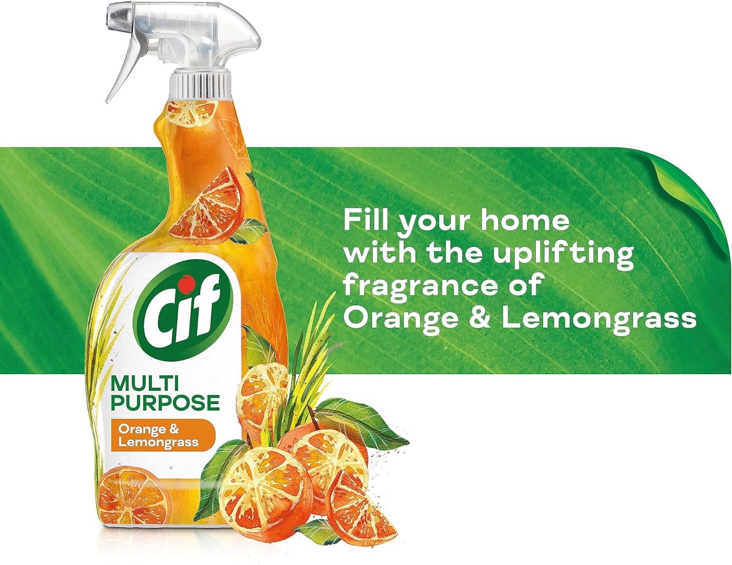 CIF Multi Purpose Cleaner Spray Orange & Lemongrass 750ML x 3 | eBay