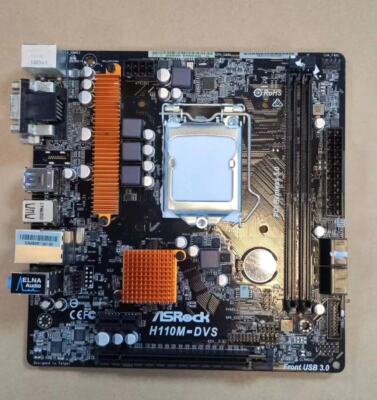 ASRock H110M-DVS R3.0 /R2.0 Intel H110 DDR4 Desktop Motherboard | eBay