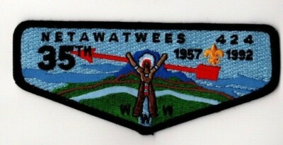Netawatwees Lodge 424 Zane Trace Council Ohio, S-24 Flap, 35th ...