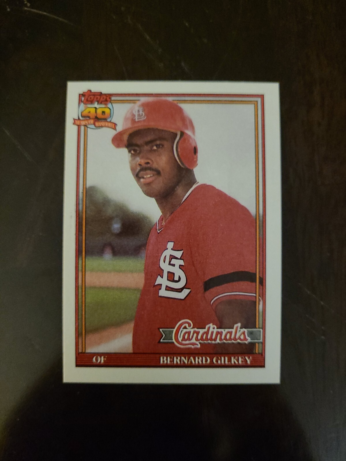 1991 Topps Bernard Gilkey RC #126 St. Louis Cardinals Rookie | eBay