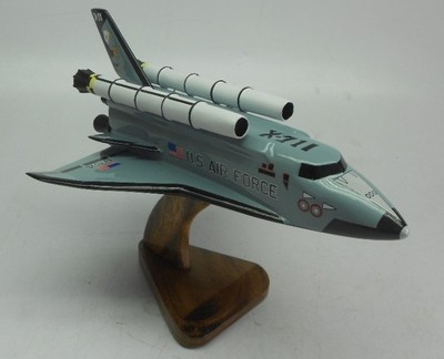 X-71 Space Shuttle Armageddon Mahogany Kiln Wood Model Small New | eBay