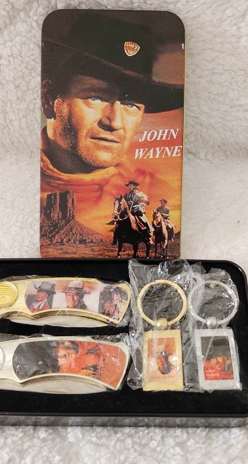 John Wayne The Duke Folding Knives and Key Chain Set of 2 Never Used | eBay