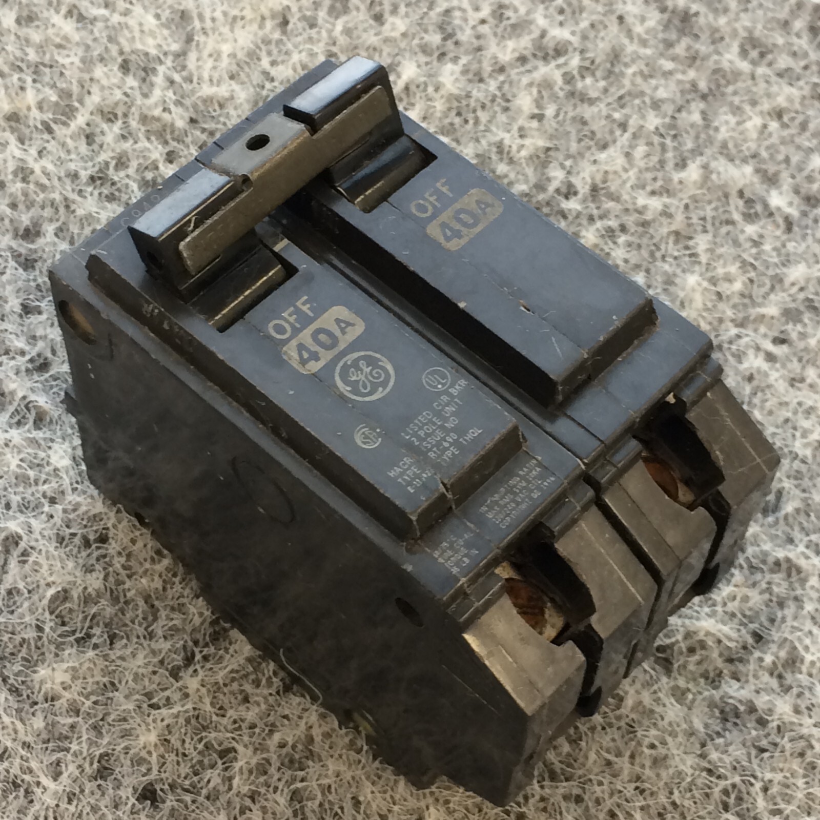 GE,General Electric 2 Pole 40 AMP Circuit Breaker, THQL240, Warranty | eBay