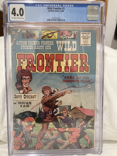 Wild Frontier #1 (October 1955, Charlton Comics) Golden Age, CGC Graded ...