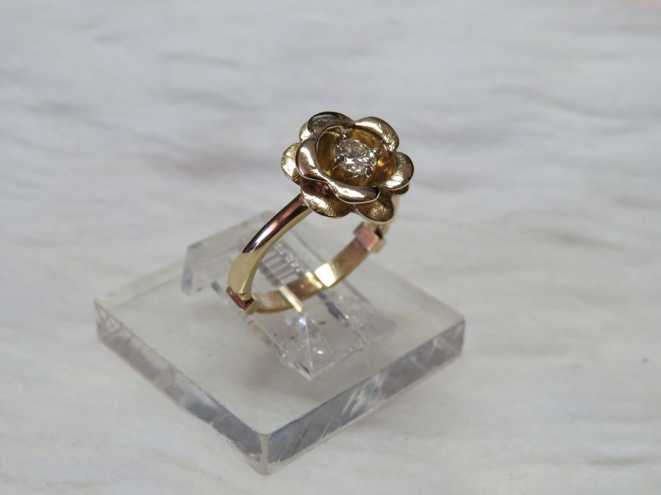 14K Diamond Ring Adjusto Shank arthritic knuckle | eBay