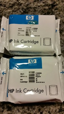 Lot of 2 HP 940XL BLACK GENUINE Ink Cartridges Sealed new C4906A | eBay