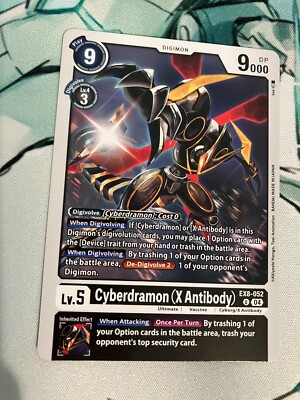 Cyberdramon (X Antibody) EX8-052 U Digimon CCG | Chain of Liberation NM ...