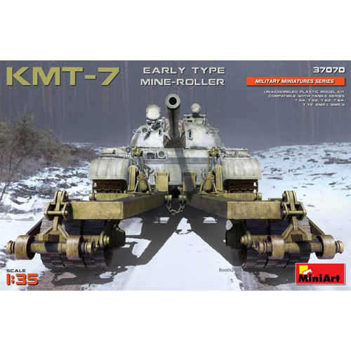 KMT-7 EARLY TYPE MINE ROLLER KIT 1:35 Miniart Kit Mezzi Militari Die ...
