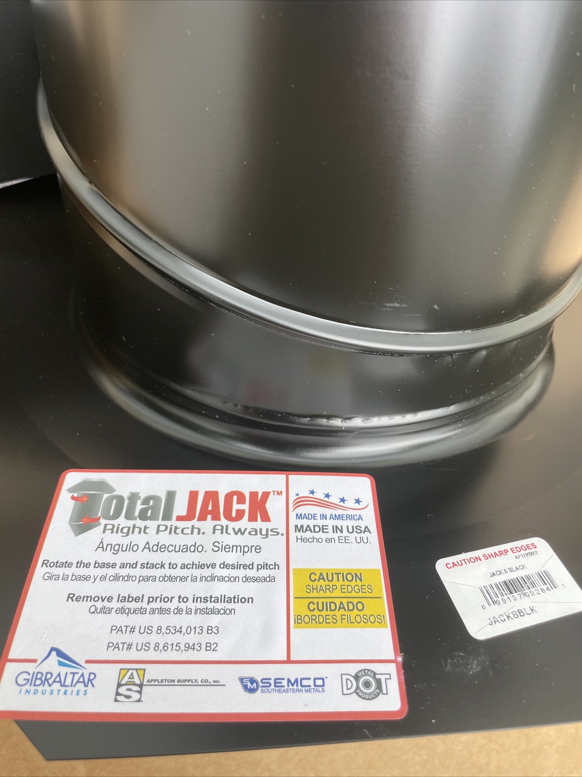 6-Total Jack 8 In Roof Jack Vent Cap Venting Duct Pipe Cover Kitchen ...