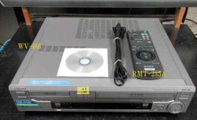 SONY WV-H6 VHS/Hi8 Video Cassette Deck Player Perfect operation ...