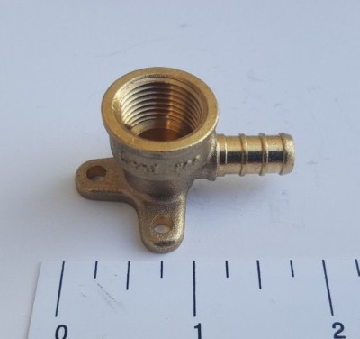 1 PC 3/8" PEX X 3/8" FEMALE NPT THREADED DROP EAR ELBOW CRIMP FITTINGS ...