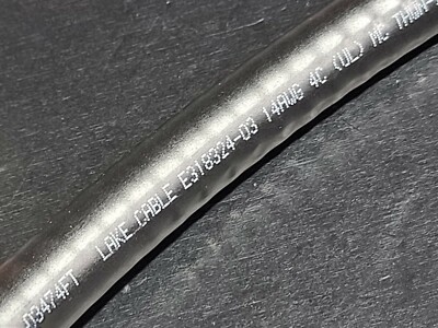 Lake Cable 14/4C+Ground Direct Burial Armored Cable THHN PVC+MC 600V ...