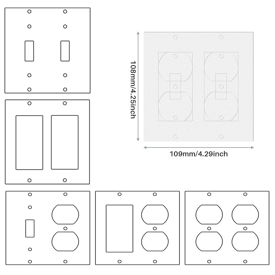 40x Outlet Insulators and Draft Sealers,Wall Plate Insulation Gasket ...