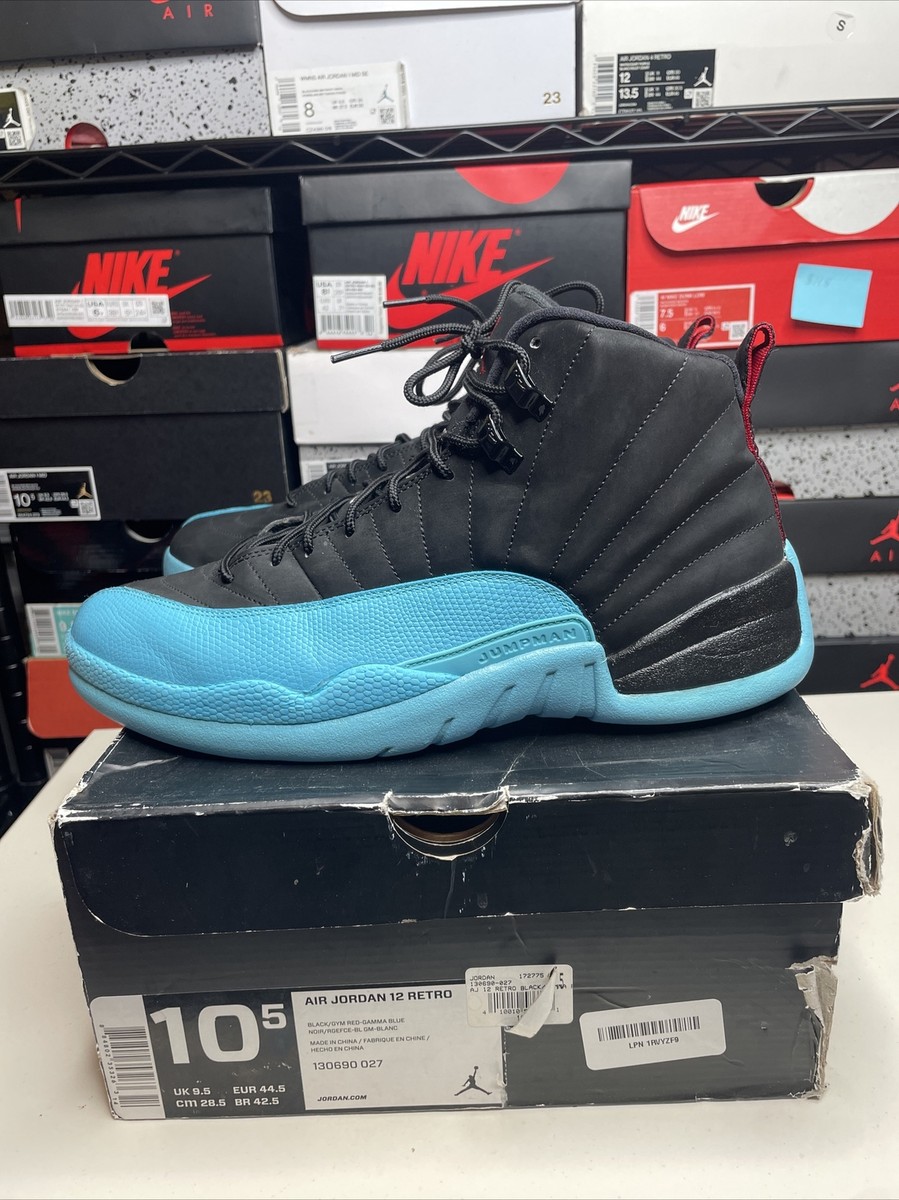 Gamma Blue 12 Box Air Jordan Retro 12 Gamma — Sneaker Sapphire