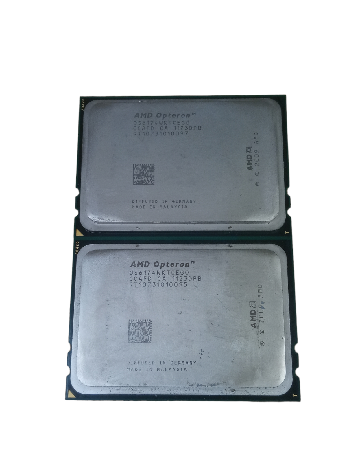LOT OF 2 AMD Opteron 6174 12 Core 2.2GHz Socket G34 OS6174WKTCEGO CPU ...