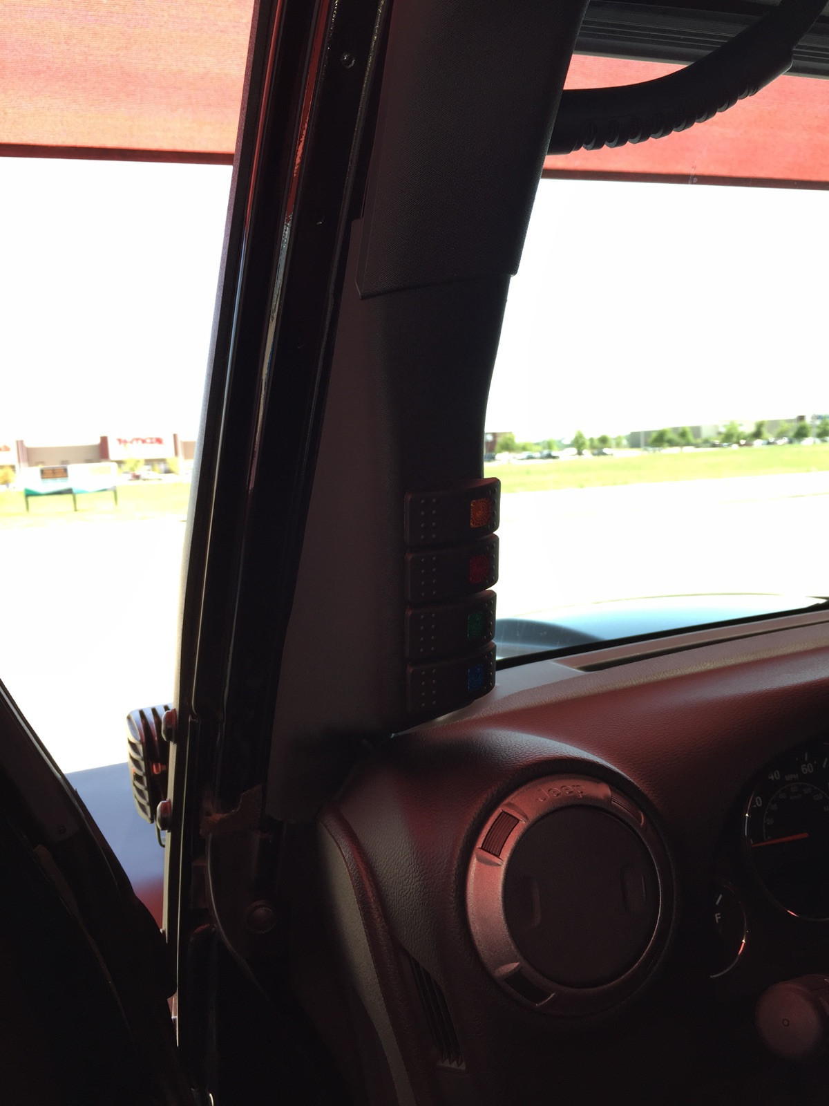 JK Switch Pod Left A Pillar fits Jeep Wrangler 2011-2018 Switch Panel ...