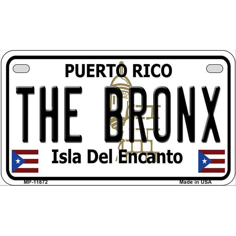 The Bronx Puerto Rico Novelty Metal Motorcycle Plate MP-11872 | eBay
