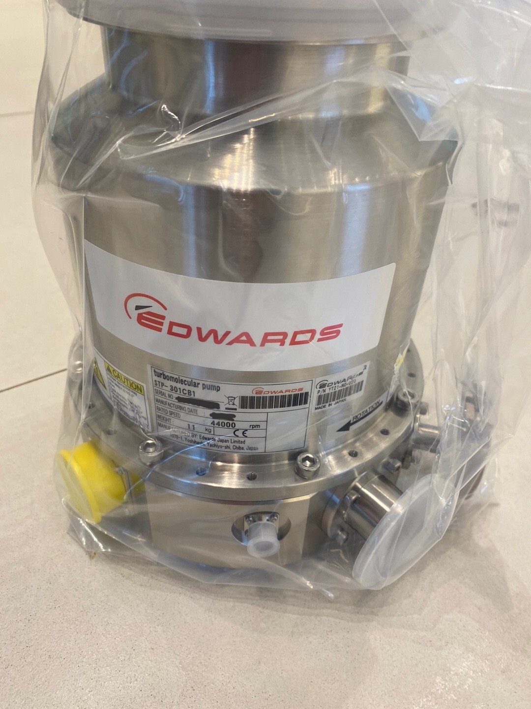Edwards Turbo Pump STP-301CB1 (Brand New) | eBay