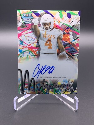 2024 Bowmans Best University CJ Baxter Masterpieces ON CARD Auto SSP ...
