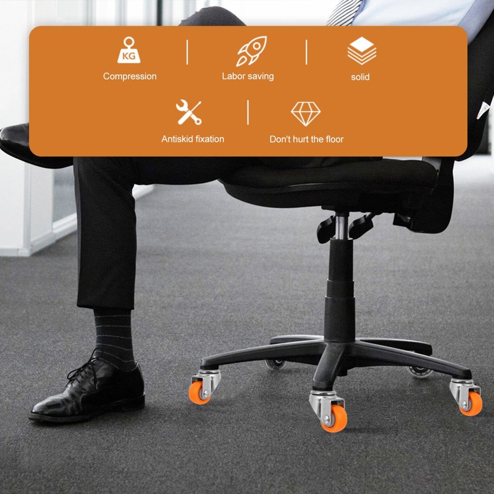 3 Pack Heavy Duty Trolley Wheels for Moving Furniture Cabinet Caster ...