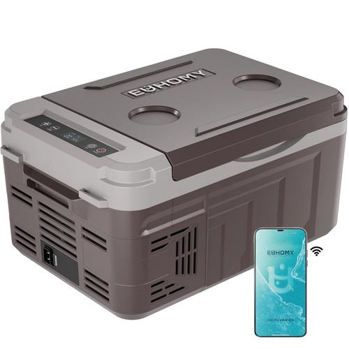 12 Volt Refrigerator, 11 Quart (10L) Compressor Electric Cooler APP ...