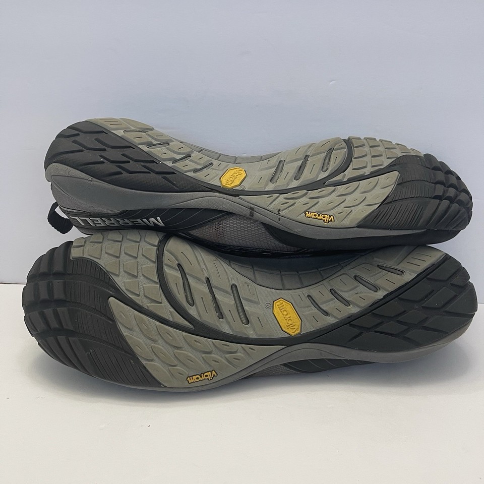 Merrell Vibram Trail Glove 4 Hiking Shoes Mens 13 Black Gray Hike ...