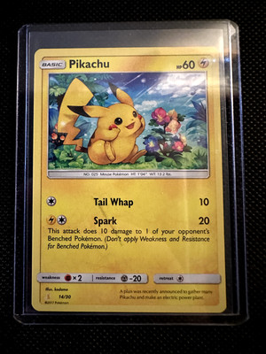 2017 Pokemon Sun & Moon Black Star Promo Pikachu #14/30 | eBay