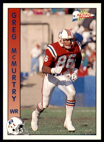 1992 Pacific Greg McMurtry New England Patriots #198 | eBay