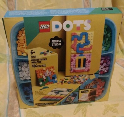 LEGO DOTS Adhesive Patches Mega Pack 41957 Brick Arts & Crafts (BX17 ...