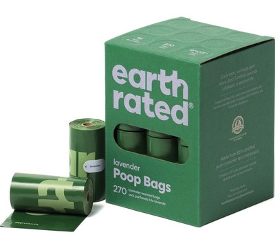 Earth Rated Dog Poop Bags-Leak Proof and Extra Thick Pet Waste Bags-270 ...