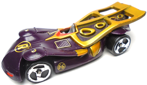 HOT WHEELS SPEED RACER GRX PURPLE & GOLD 1:64 DIECAST 3" RACE CAR W ...