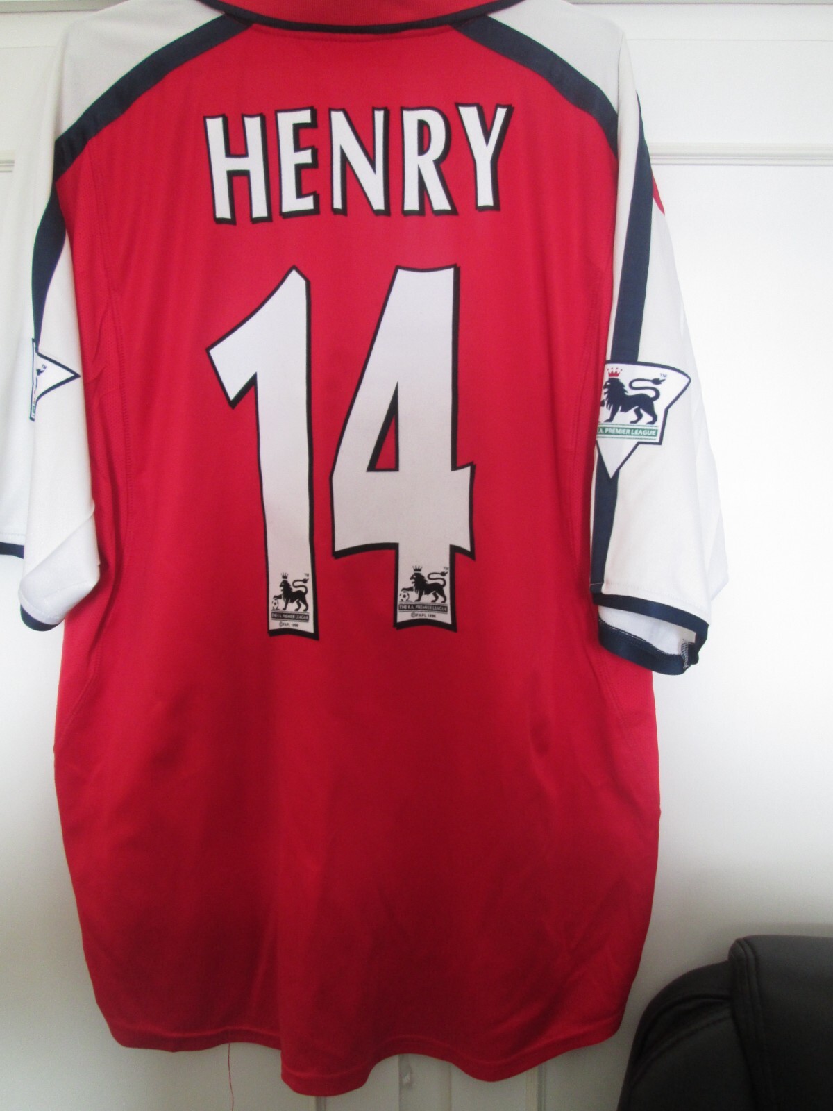 Arsenal 2000-2002 Henry 14 Home Football Shirt large /58261 | eBay UK