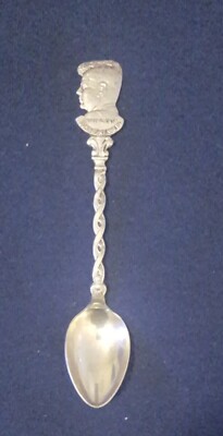 President JOHN F. KENNEDY Silver Plated Demitasse Spoon: Made in Sweden ...