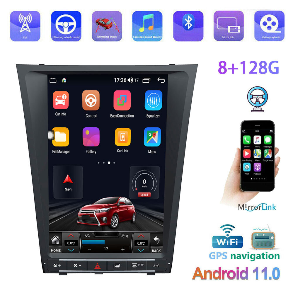 8+128G Car Stereo Radio Player GPS For Lexus GS GS300 350 400 430 460 ...