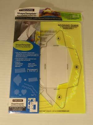 FISKARS Shape Template and Scoring Guide Set. Envelope Template Brand ...